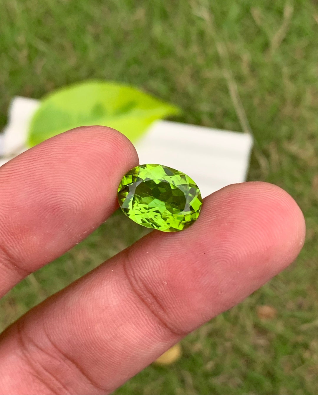 Gorgeous Olive Green Peridot Gemstone for Engagement Ring and Wedding ...