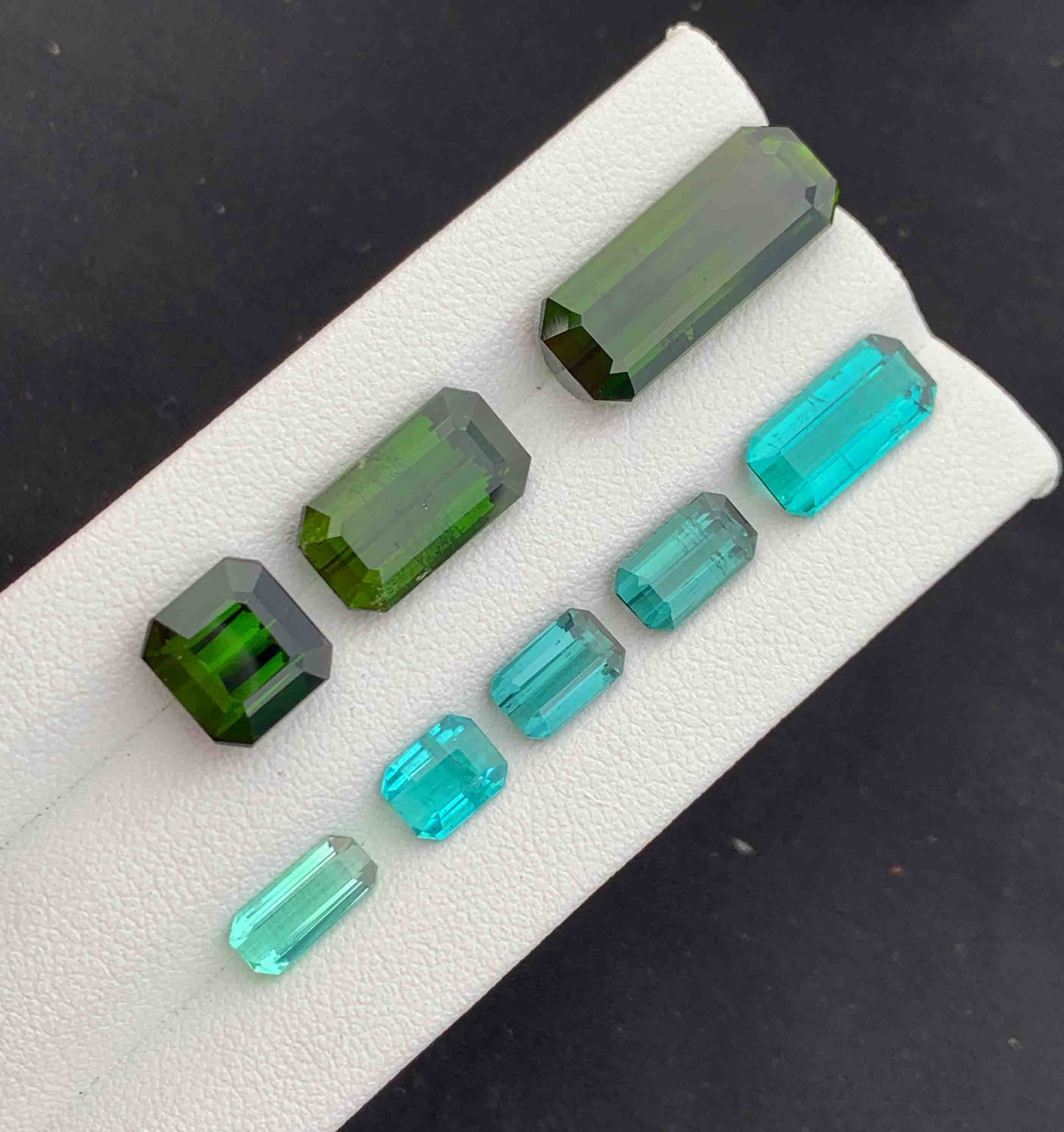 Tourmaline Gemstone Stones Natural Jaba Mix Colour | Etsy