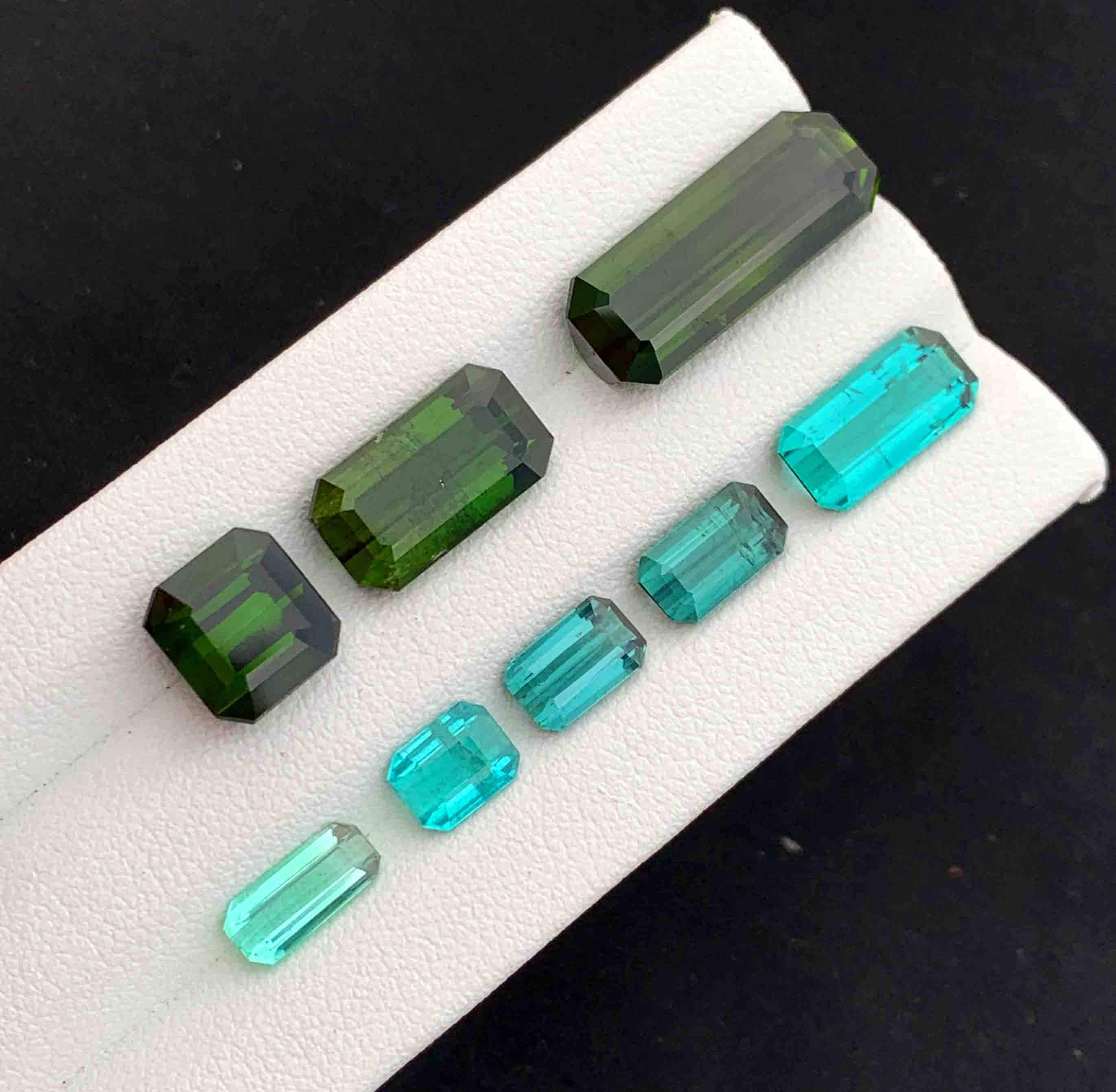 Tourmaline Gemstone Stones Natural Jaba Mix Colour | Etsy