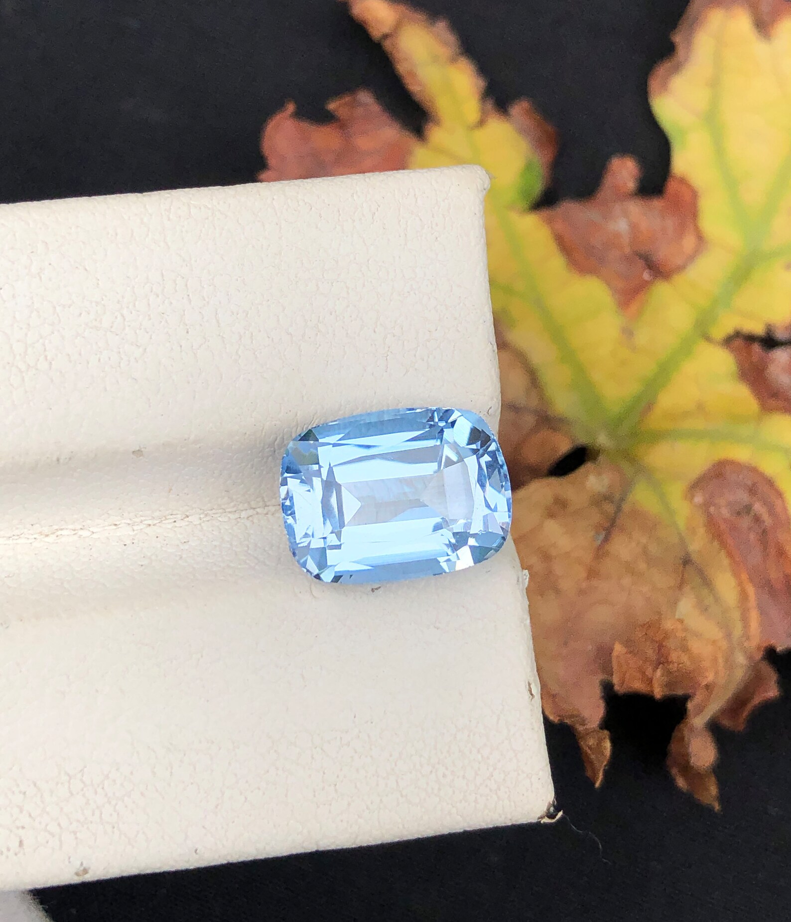 Aquamarine Loose Gemstone Perfect Cushion Cut Beautiful - Etsy