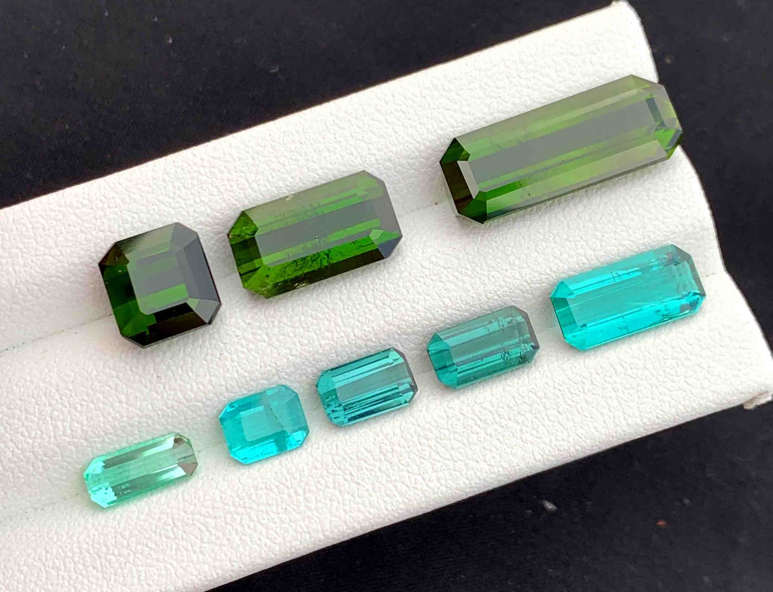 Tourmaline Gemstone Stones Natural Jaba Mix Colour | Etsy