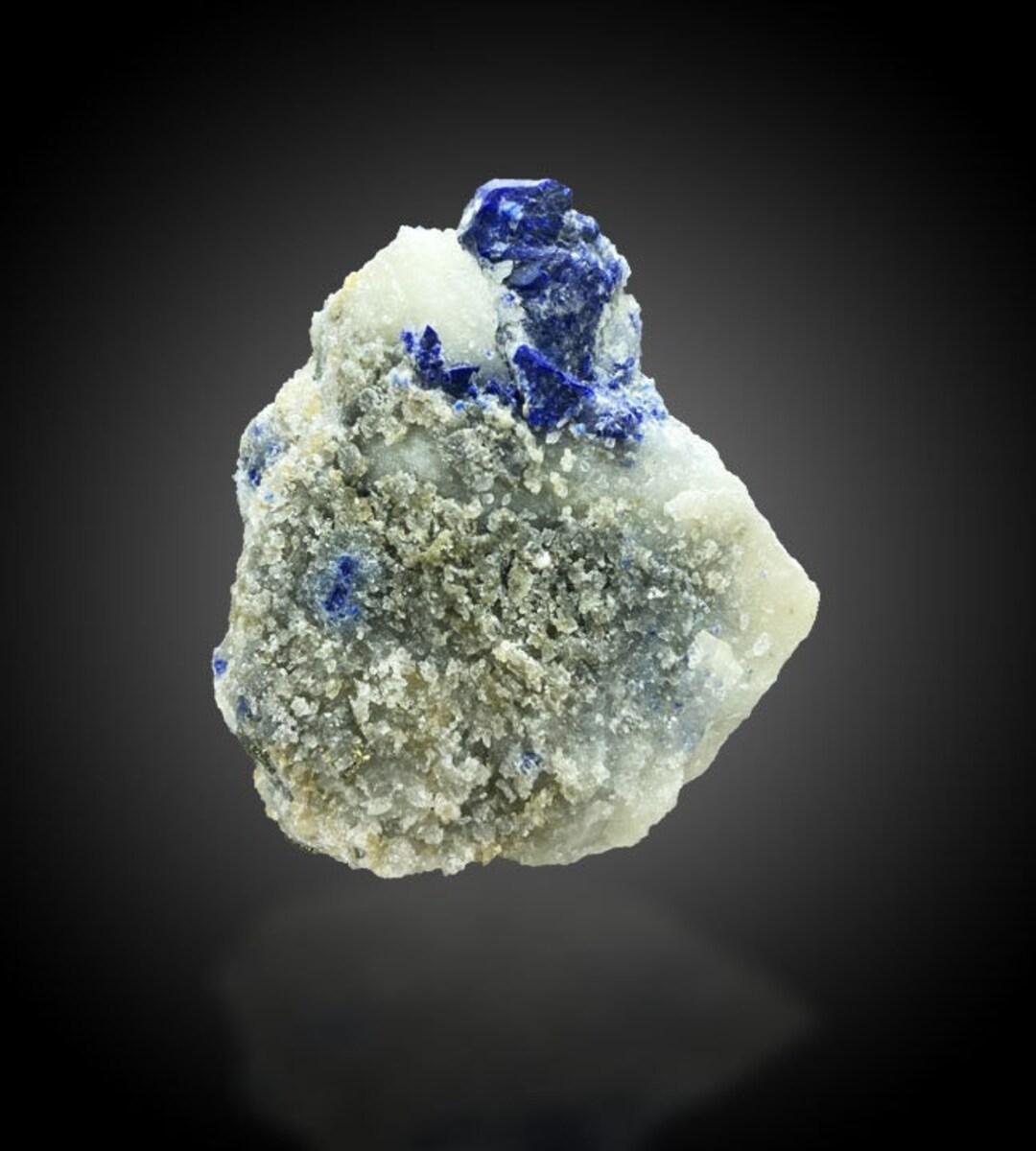Lazurite Specimen, Natural Fine Ink Blue Color Lazurite With Golden ...