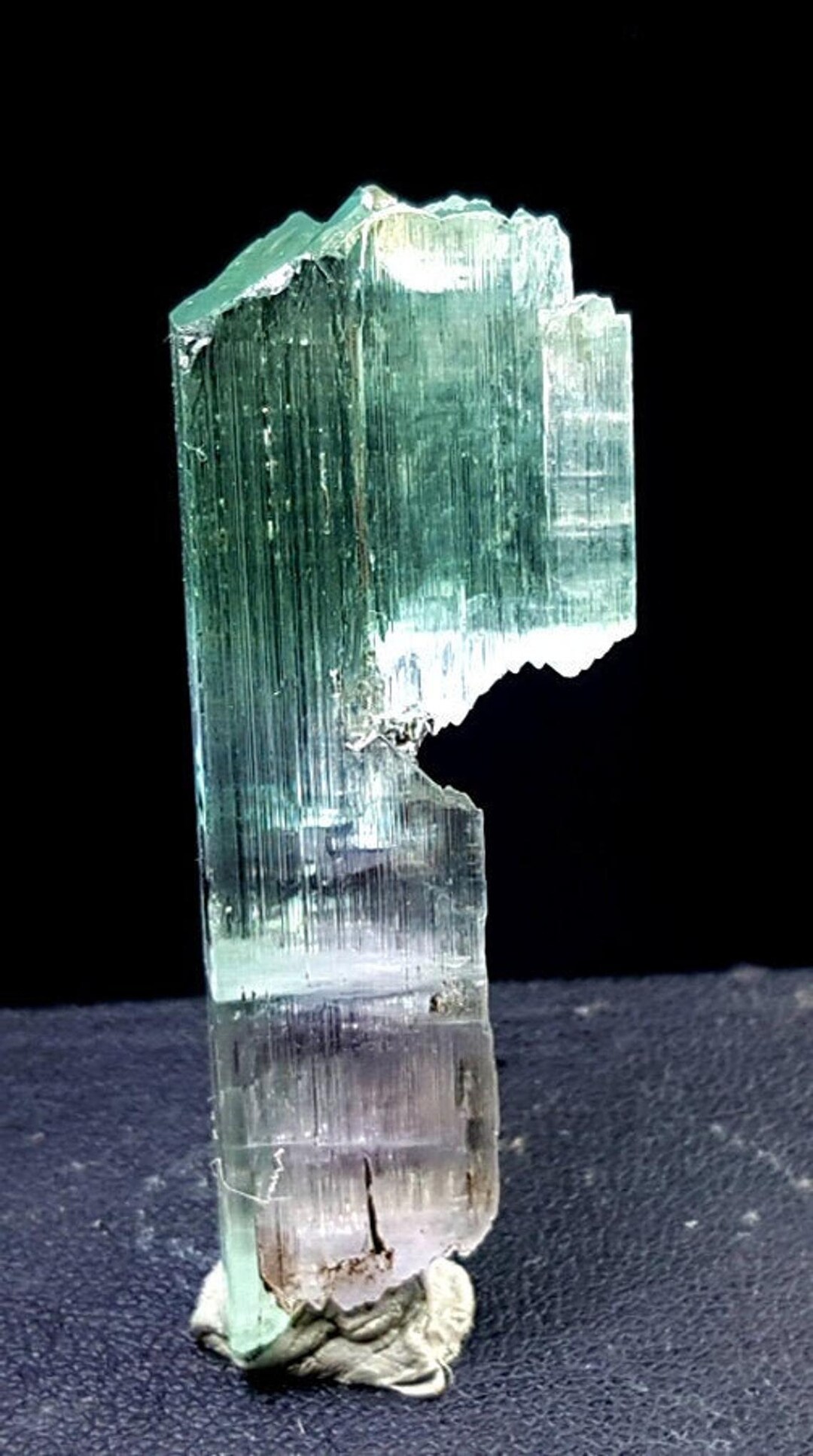 Bi-color Kunzite Crystal: Natural Purple Gemstone From Afghanistan - Etsy