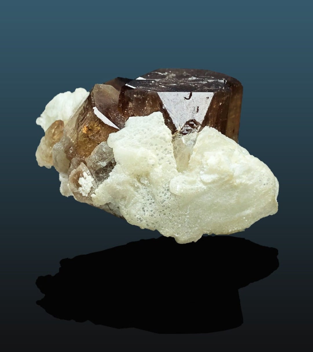 Topaz Specimen, Fine Brown Color Topaz Crystal, Undamaged Topaz ...