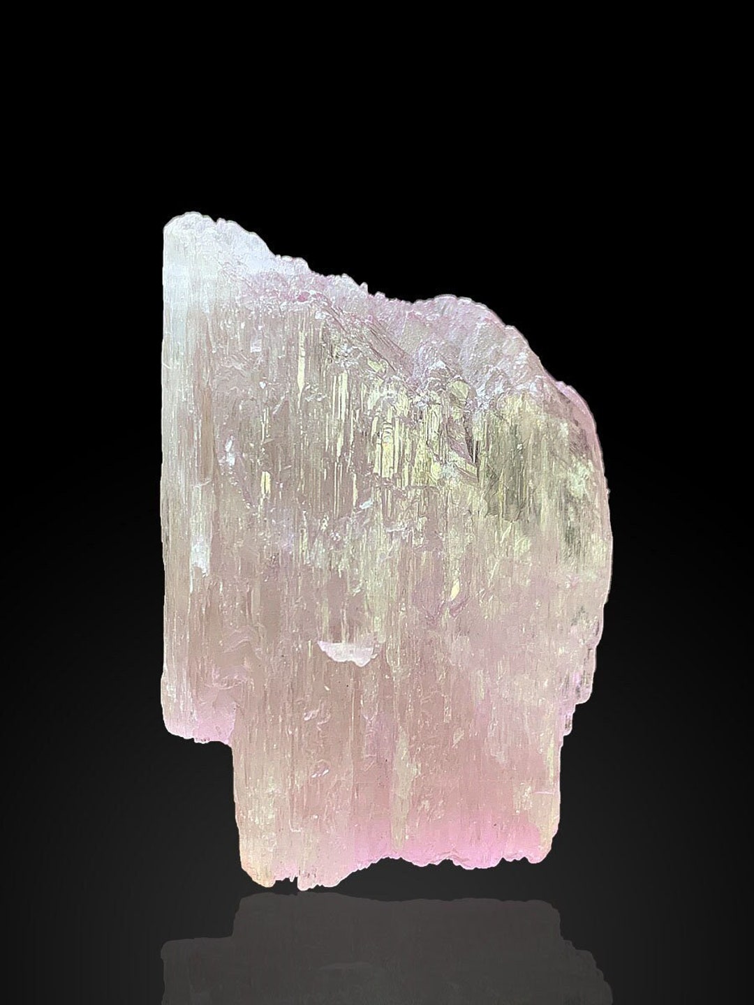 DT Etched Kunzite Crystal, Pink Kunzite Crysta;l, Baby Pink Color ...