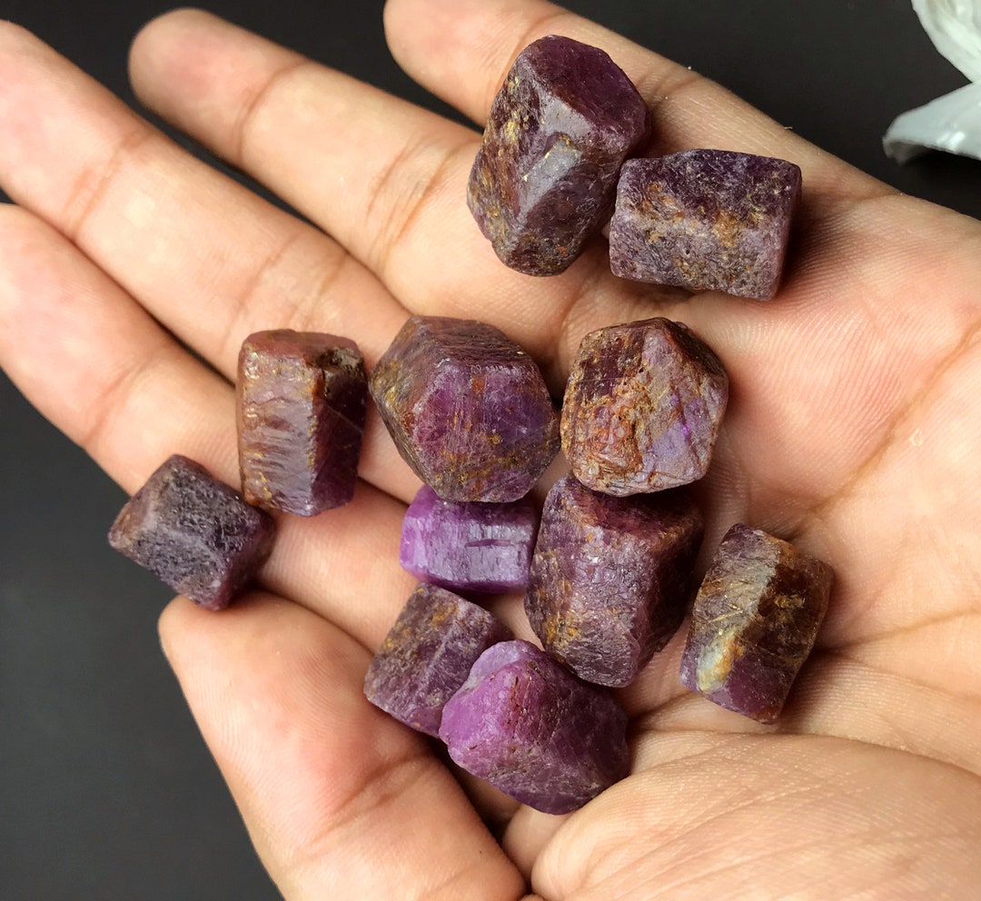 Ruby , Record Keeper Ruby Crystals Parcel - 79 Gram ~ 11 Pcs - Etsy