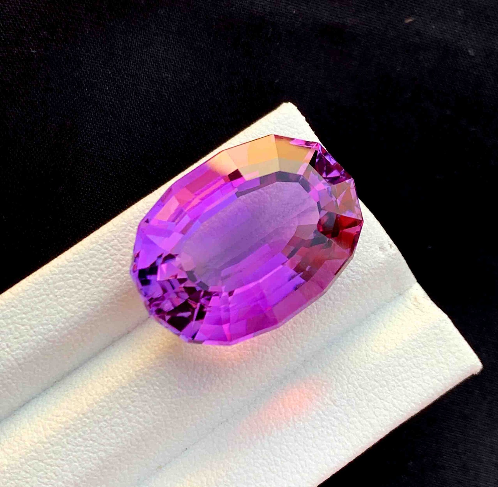 Amethyst Gemstone Top Grade Natural Amethyst Oval Cut | Etsy