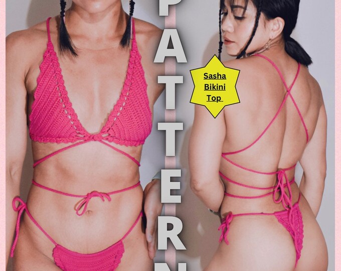 Crochet Bikini Top Pattern DIY Bikini Pattern - Etsy