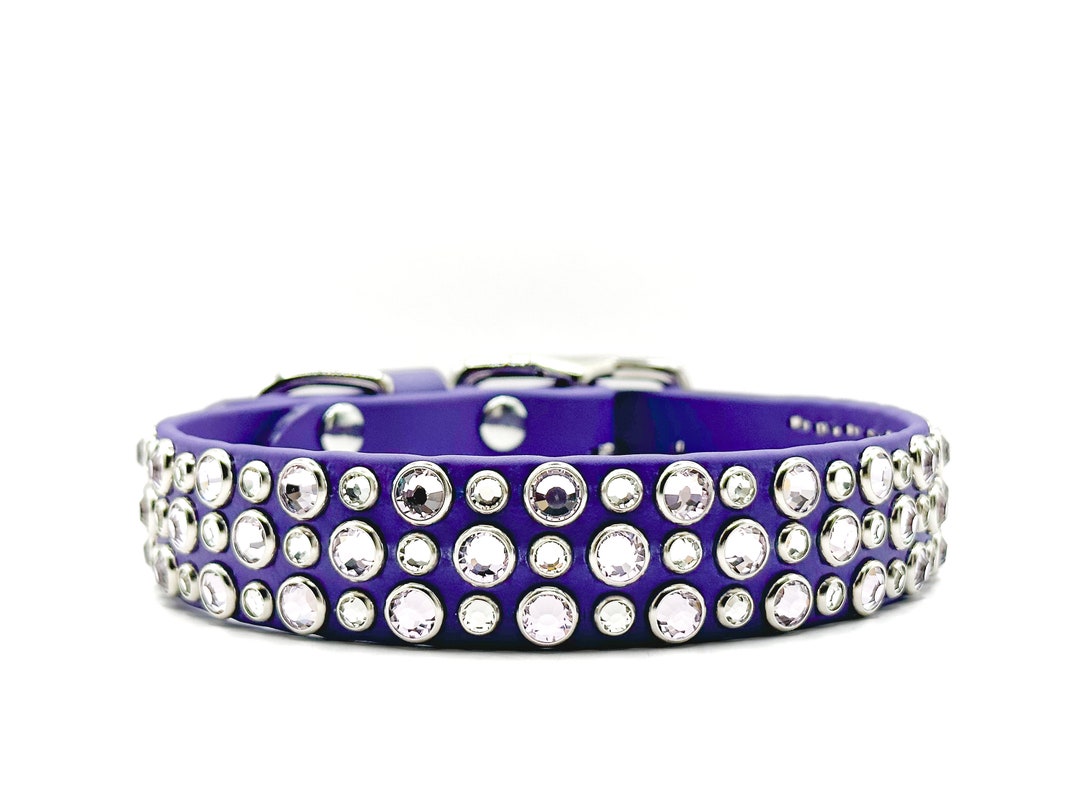 The *sirius* 1 Inch Biothane Bling Collar - Etsy