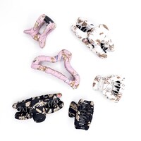 Liberty and Linen Clips Bundle | Pack of 5 Scallop Hair Clips |toddler ...