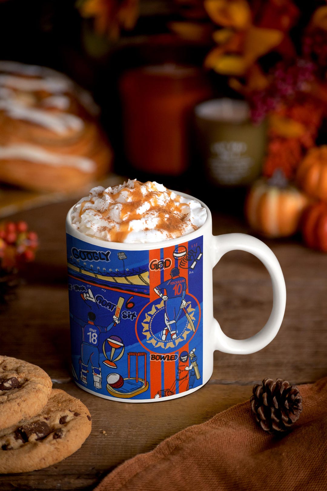 Indian Cricket Team Fan Mug|team India Bleed Blue Coffee Cup|cricket ...