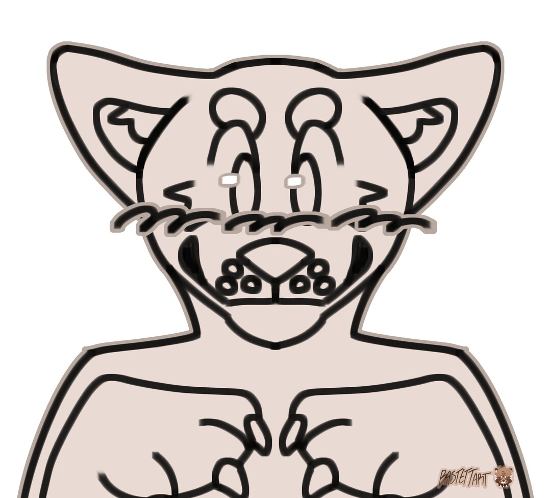 Canine Icon Base - Adoptables Dog Furry Fursona Ref P2U PNG PSD Fursuit ...