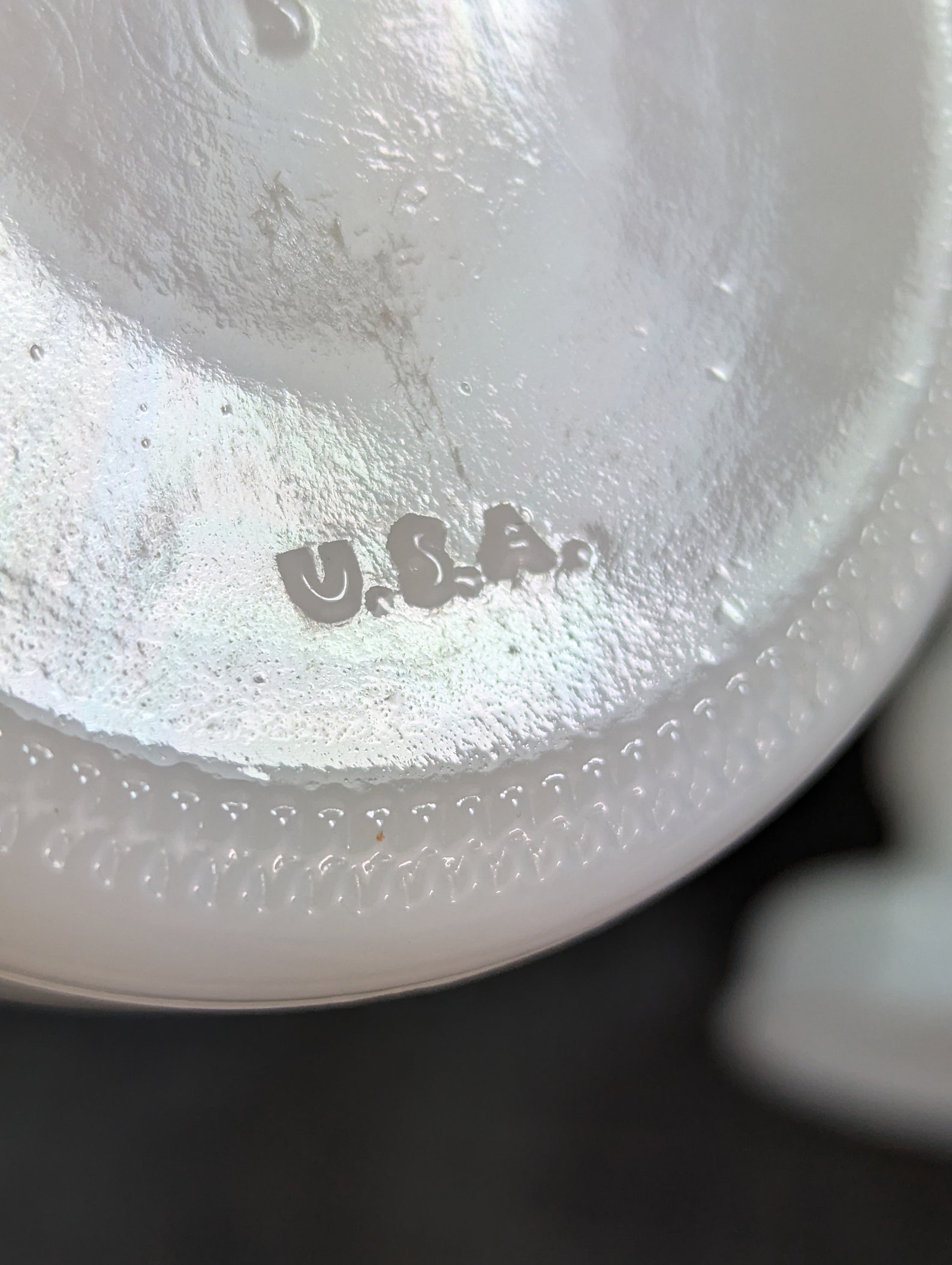 MCM Anchor Hocking Milk Glass Spindle Candle Holders, Set of 2, 1950 ...