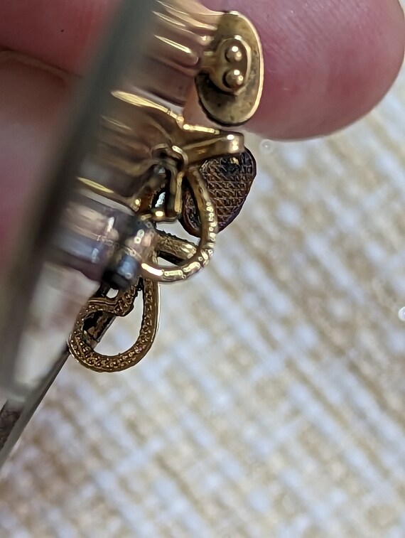 Antique Pince Nez Glasses Wire Rim Gold Bridge Mar Gem