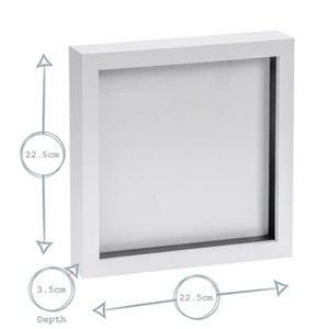 Personalised Family Deep Box Photo Frame for Grandparents Grandchildren ...