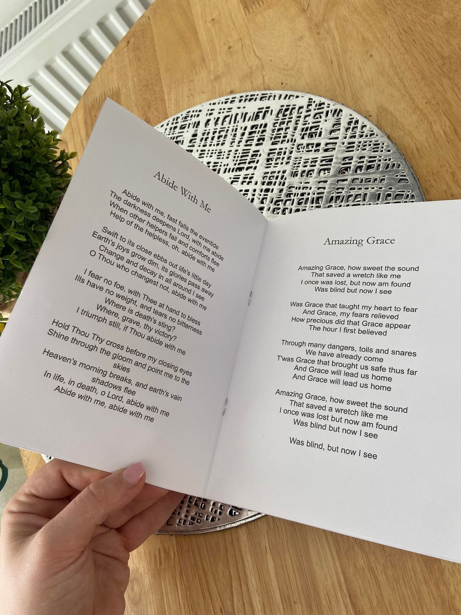 Printed Funeral Order of Service Funeral Booklets 4 Page - Etsy UK