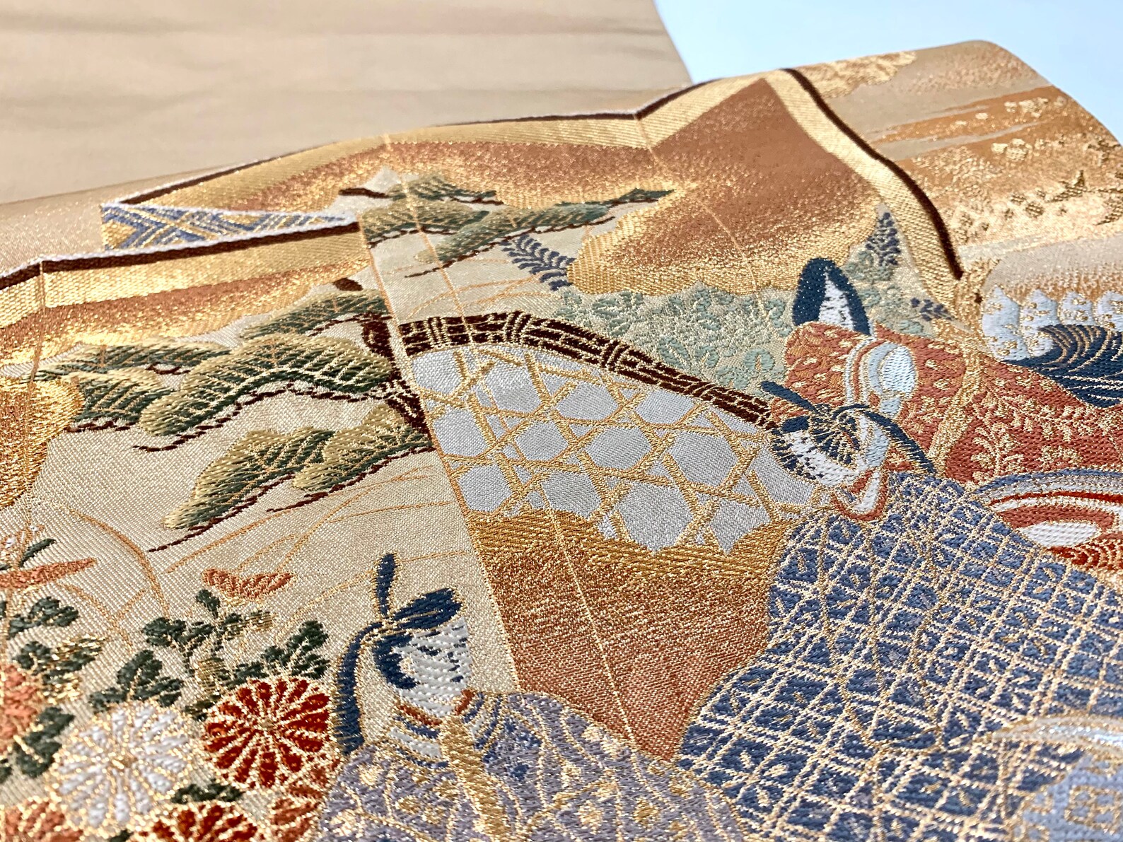 Gebraucht Japanische Kimono Seide Fukuro Obi Emakimono Scroll Etsy gebraucht-japanische-kimono-seide-fukuro-obi-emakimono-scroll-etsy