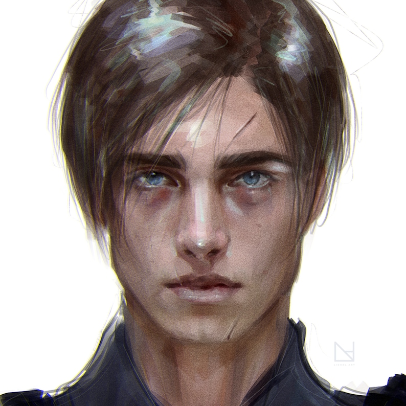 LEON KENNEDY // Print A4 - Etsy