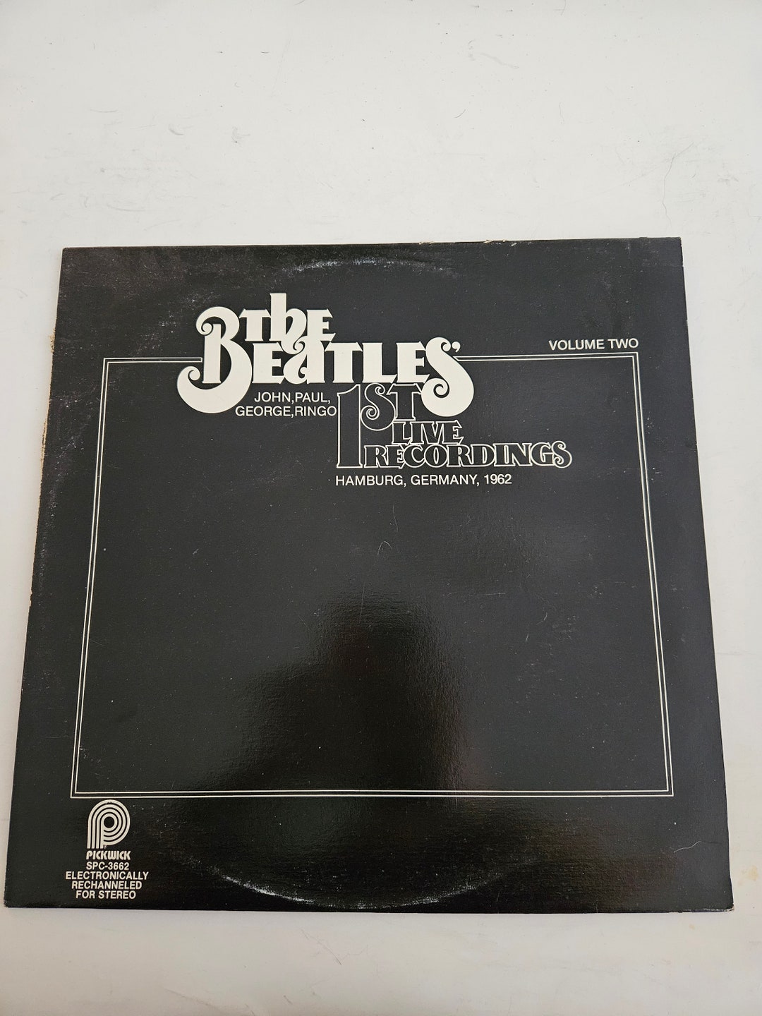 The Beatles 1st Live Recordings volume Two EX Lp Records SPC-3662 ...