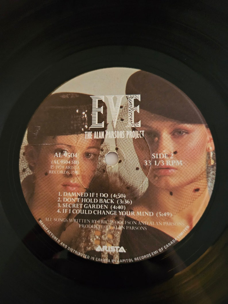 The Alan Parsons Project – Eve - EX - Lp Records - AL 9504 - Arista ...