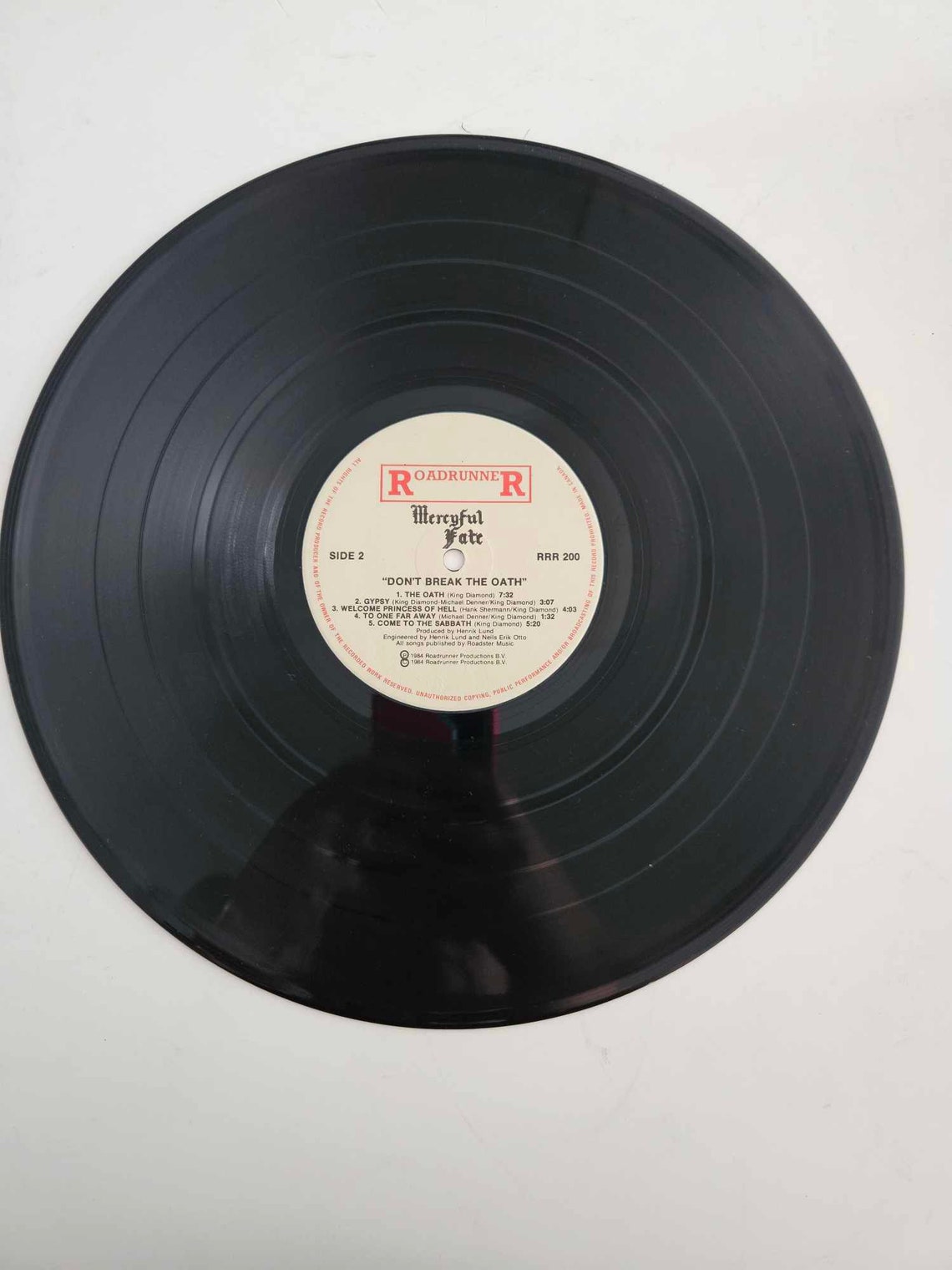 Mercyful Fate Don't Break the Oath EX LP Records RRR-200 Attic Records 1984 Canada Album Vintage ...