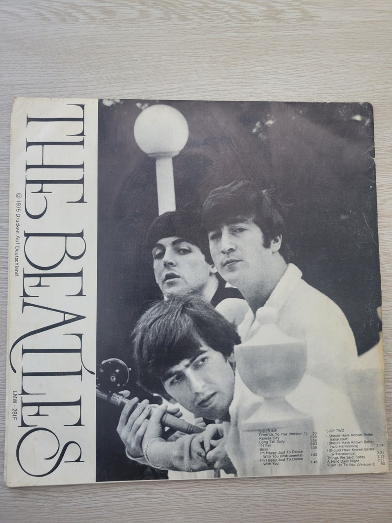 The Beatles - Rare ORANGE - From Us to You A Parlophone Rehearsal ...