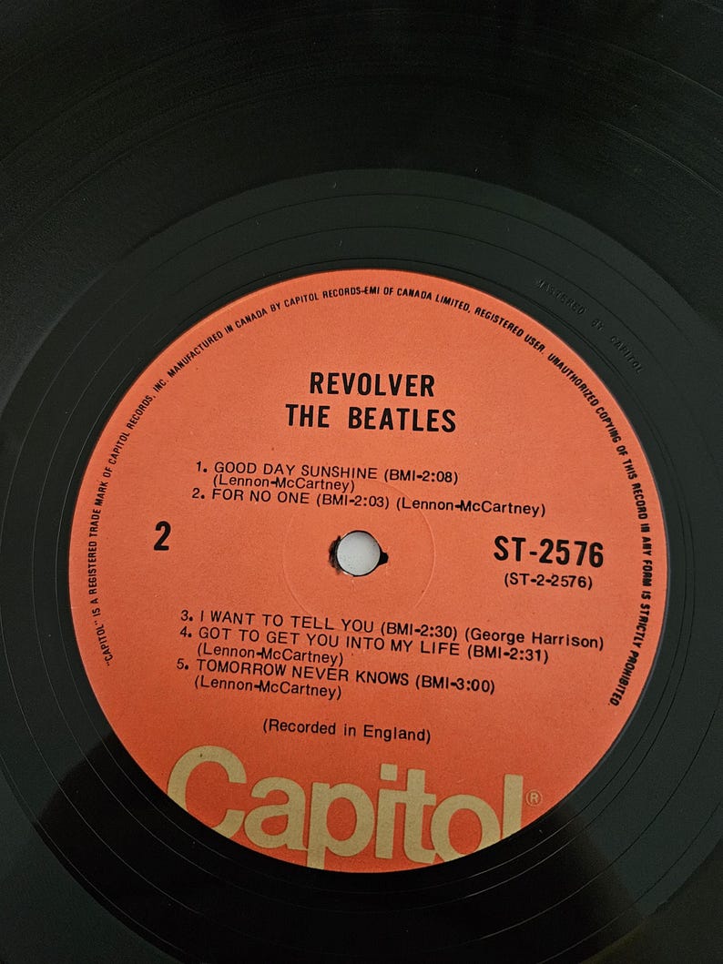 The Beatles – Revolver - EX - Lp Records - ST-2576 - Capitol Records ...