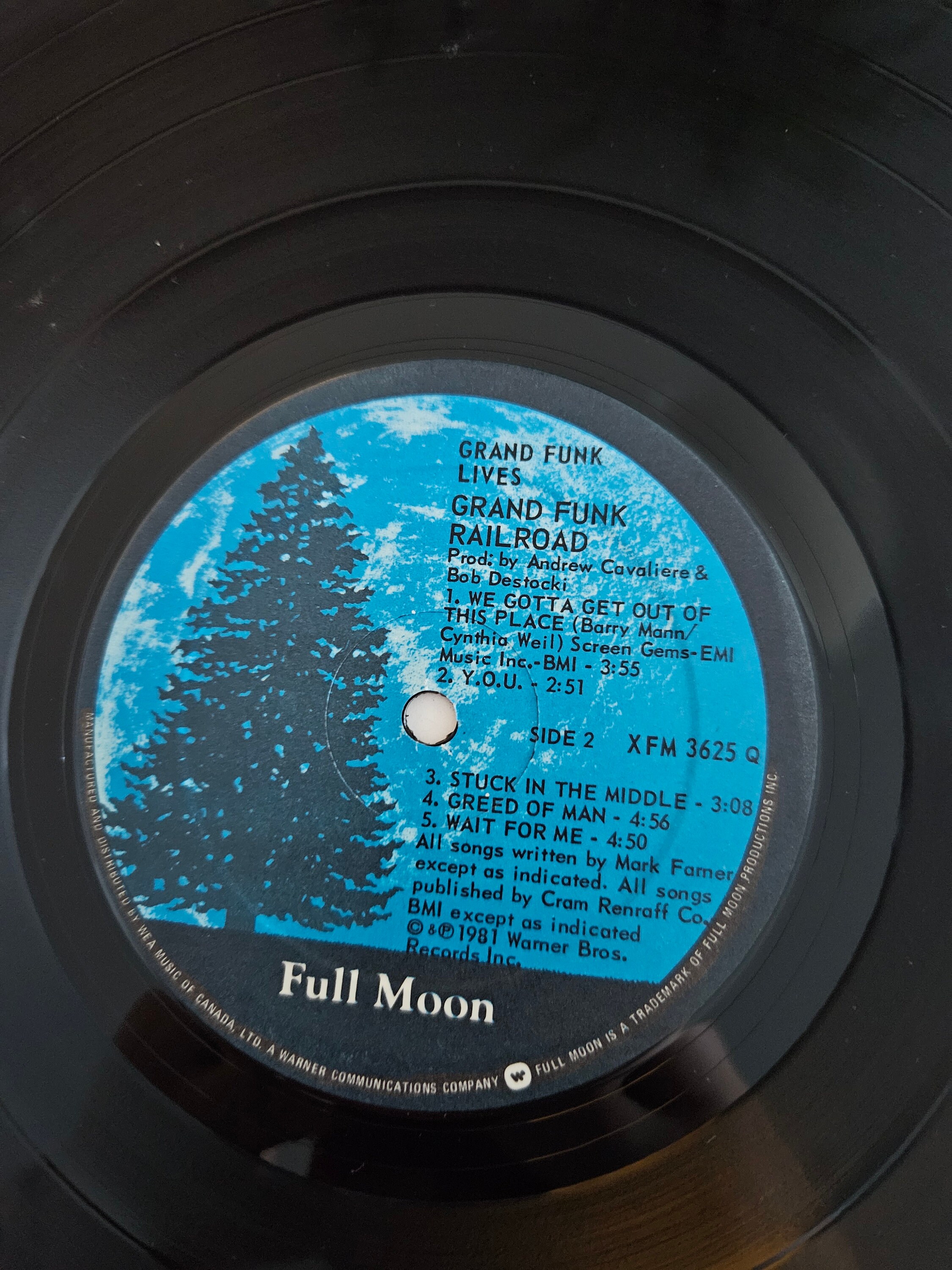 Grand Funk Railroad – Grand Funk Lives - EX - Lp Records - XFM 3625 ...