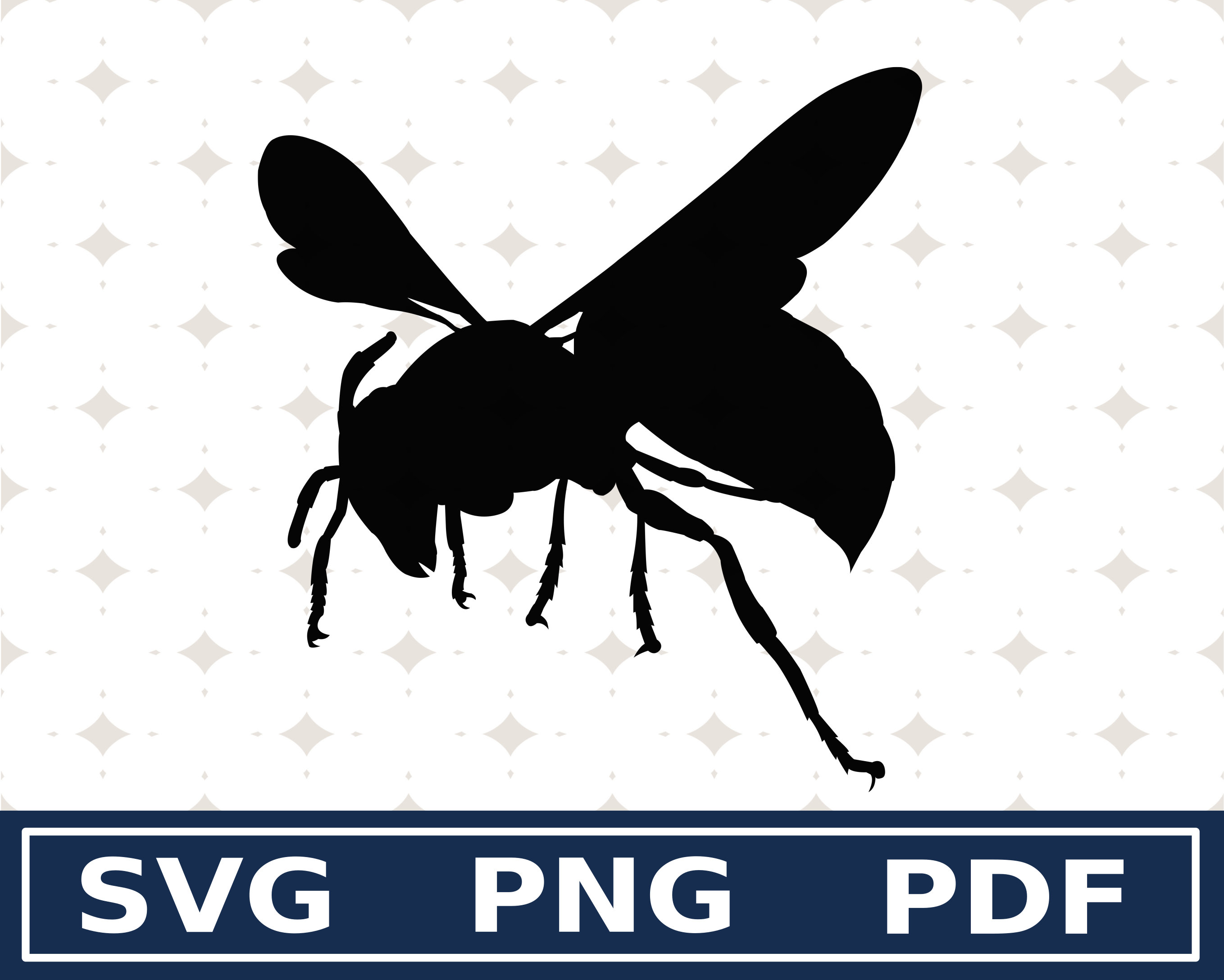 Hornet SVG Clipart Animal Design Silhouette for Vinyl Decal Sticker ...