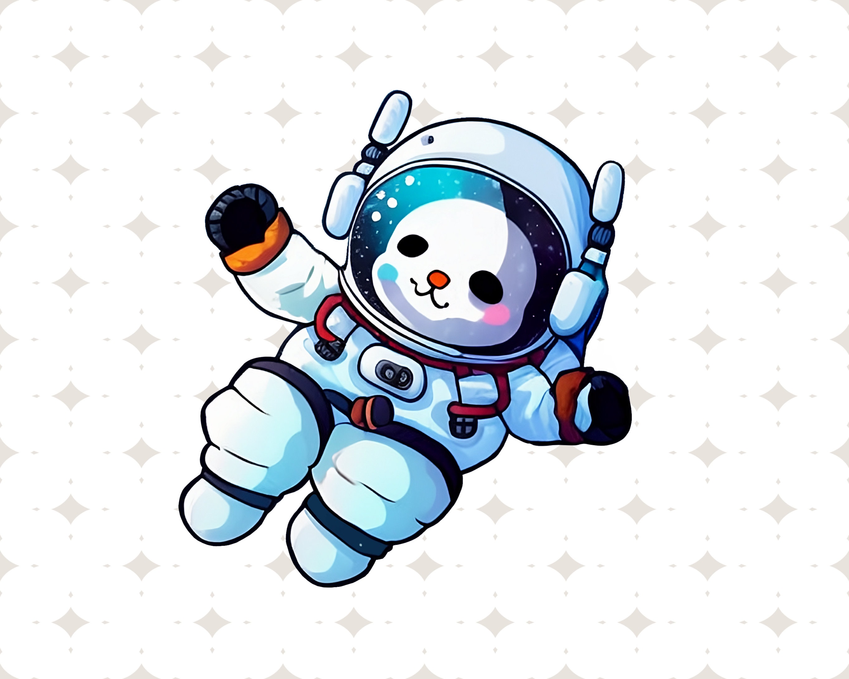 Cute Astronaut PNG Clipart Design Transparent Background Digital ...