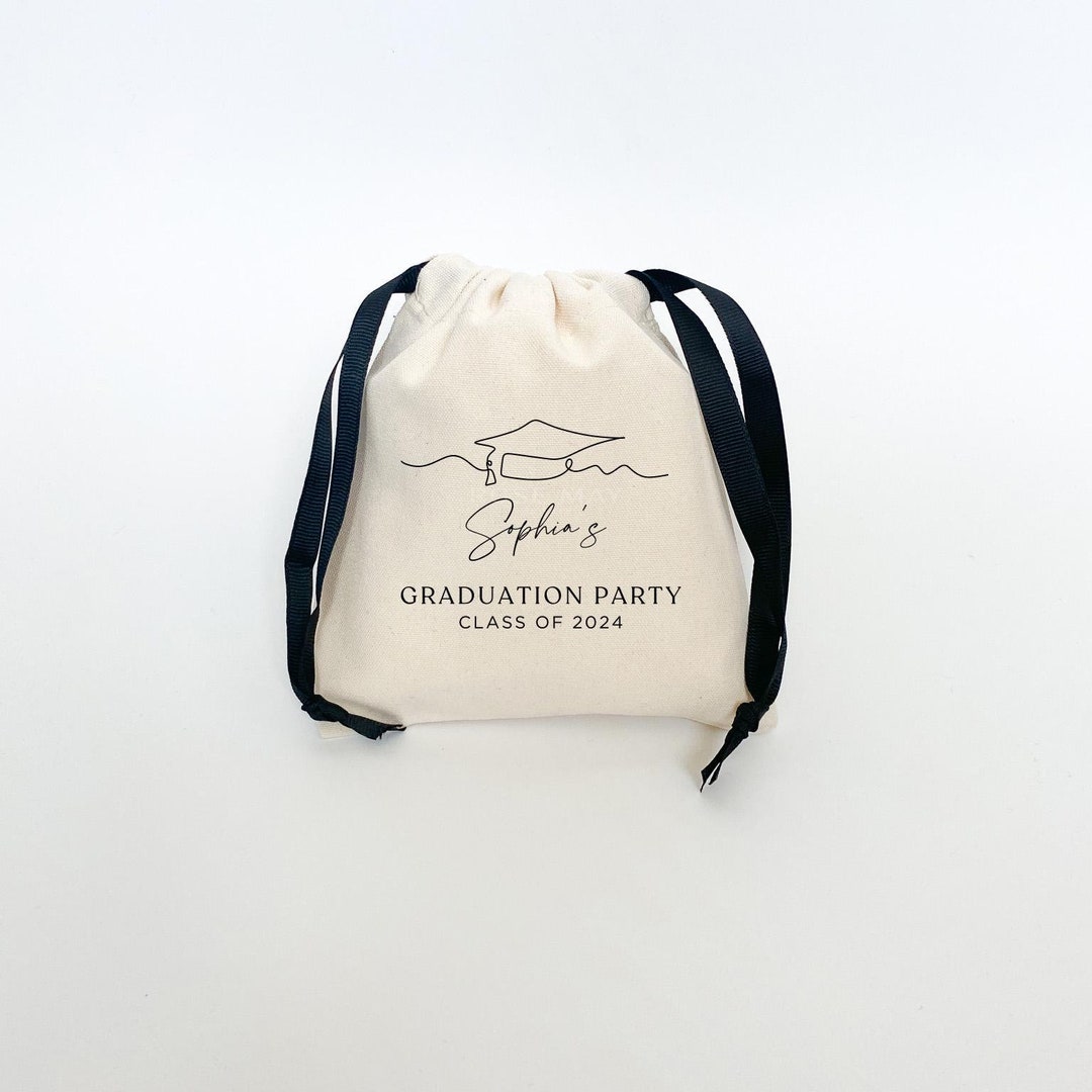 Graduation Party Favor Bags, Personalized Graduation Party Gift Bags ...