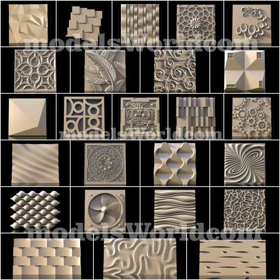 27 3D STL Models for CNC Router Engraver Carving Machine | Etsy