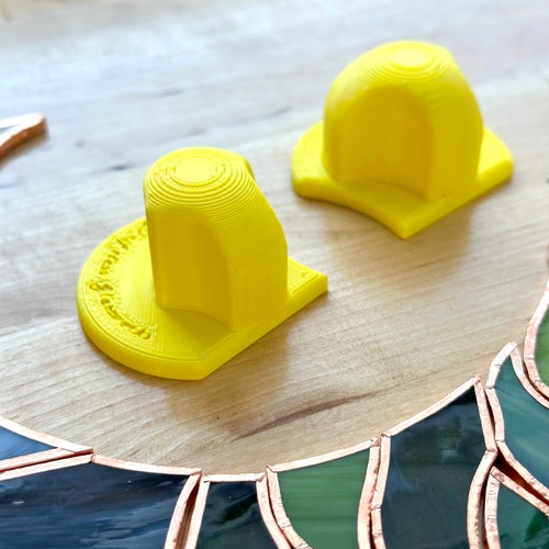 Grinder Cookie Puck Stained Glass 90 Degree Finger Saver Puck - Etsy