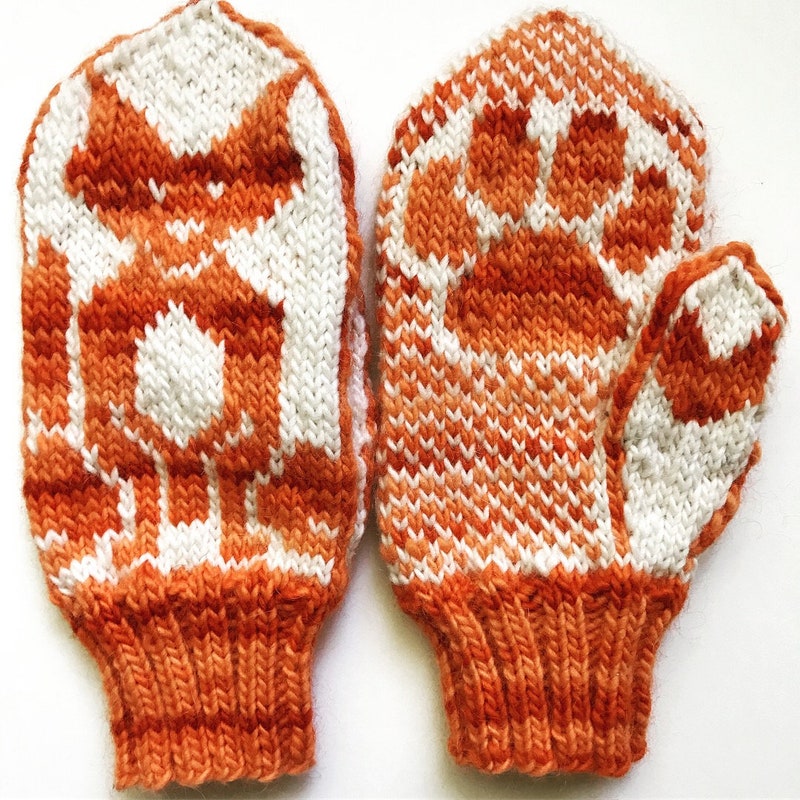 Fox Mittens - Etsy