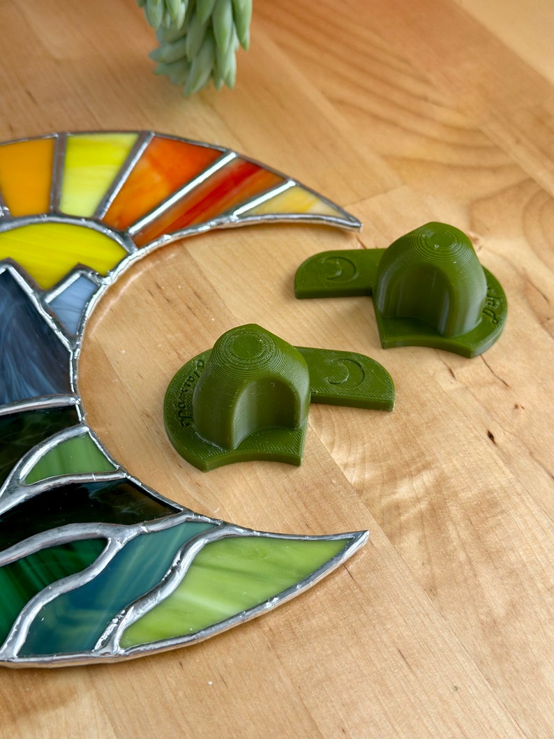 Grinder Cookie Puck Stained Glass 90 Degree Finger Saver Puck - Etsy