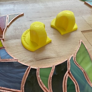 Grinder Cookie Stained Glass Finger Saver Puck Set - Etsy