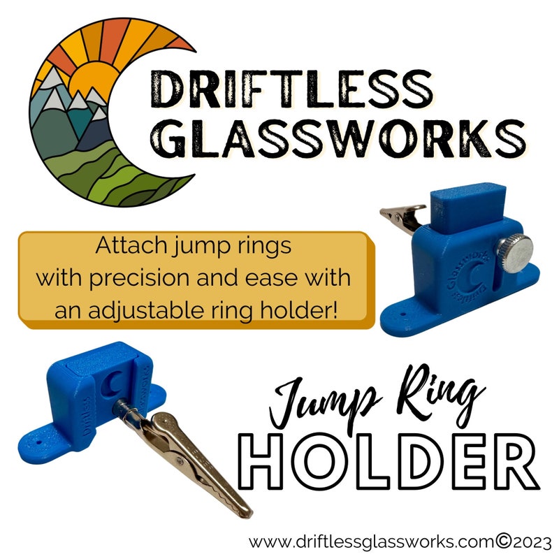 Glass Flower Rings Blue - Etsy