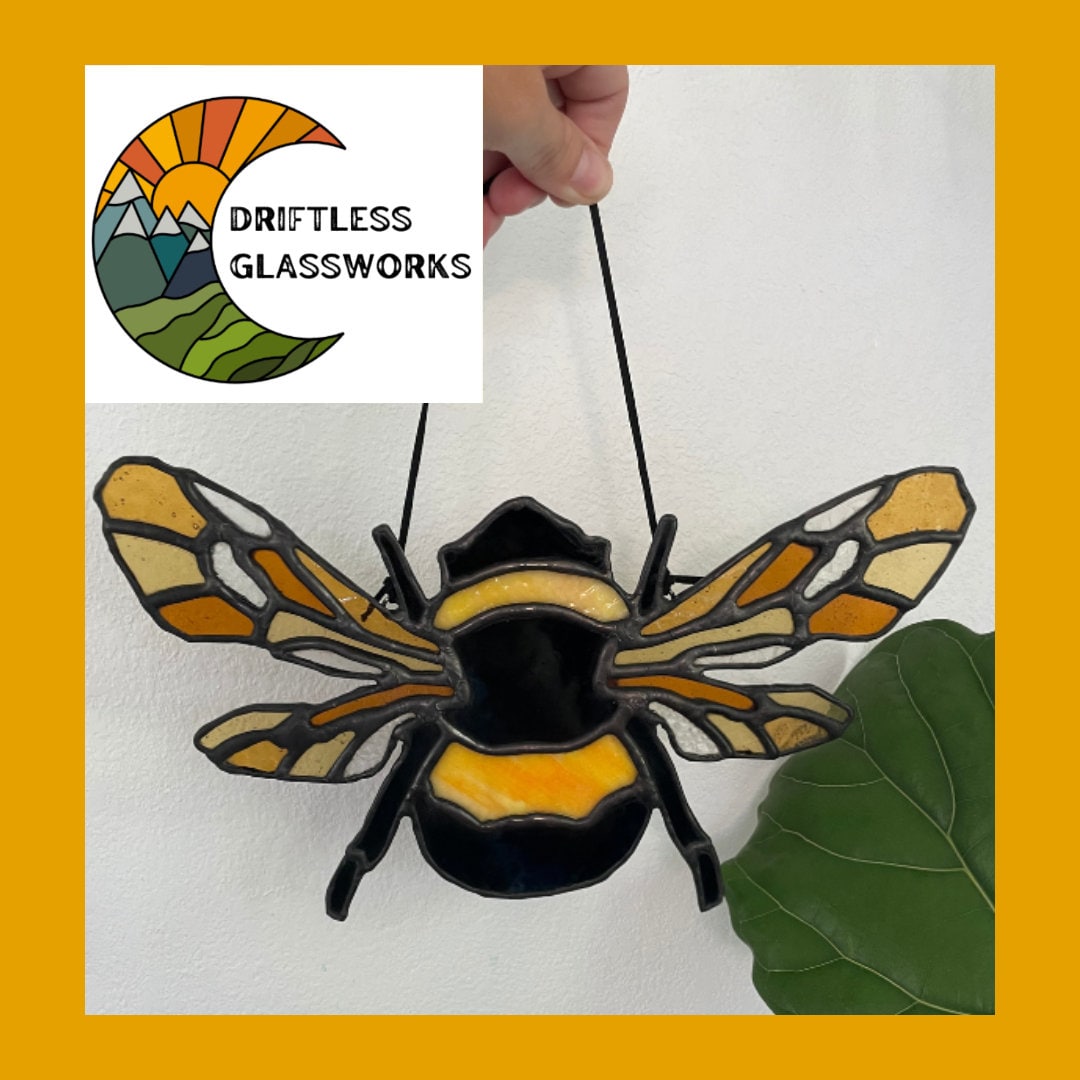 Stained Glass Digital Download Bumble Bee Pattern - Etsy