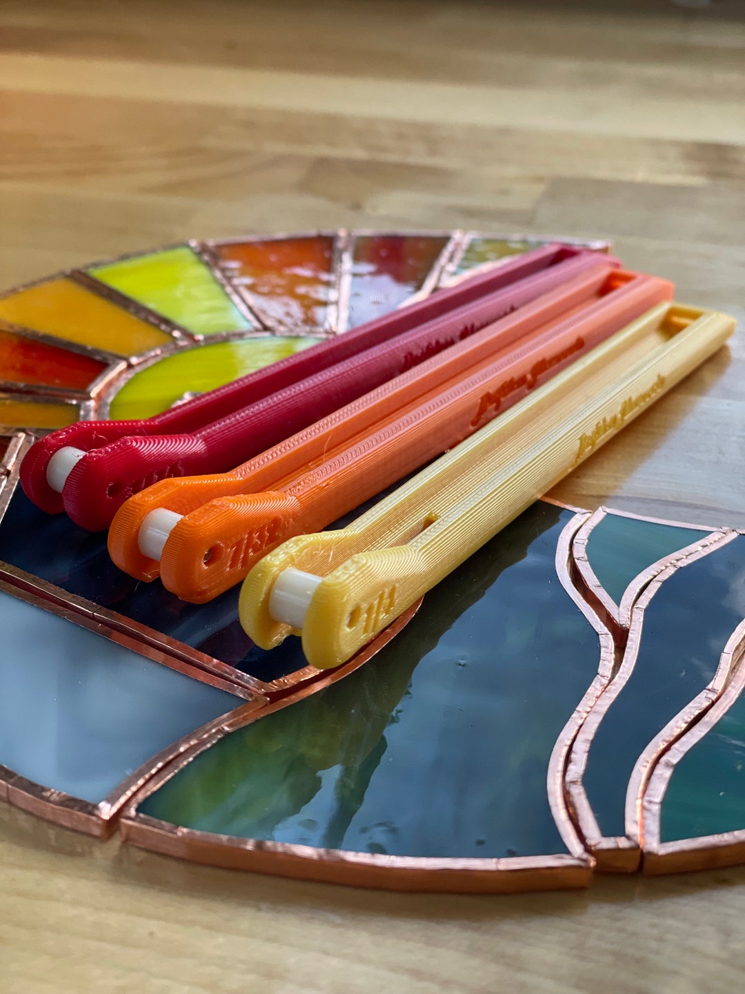 Stained Glass Tools Starter Pack: All 3 Hand Foilers to Make Stained ...