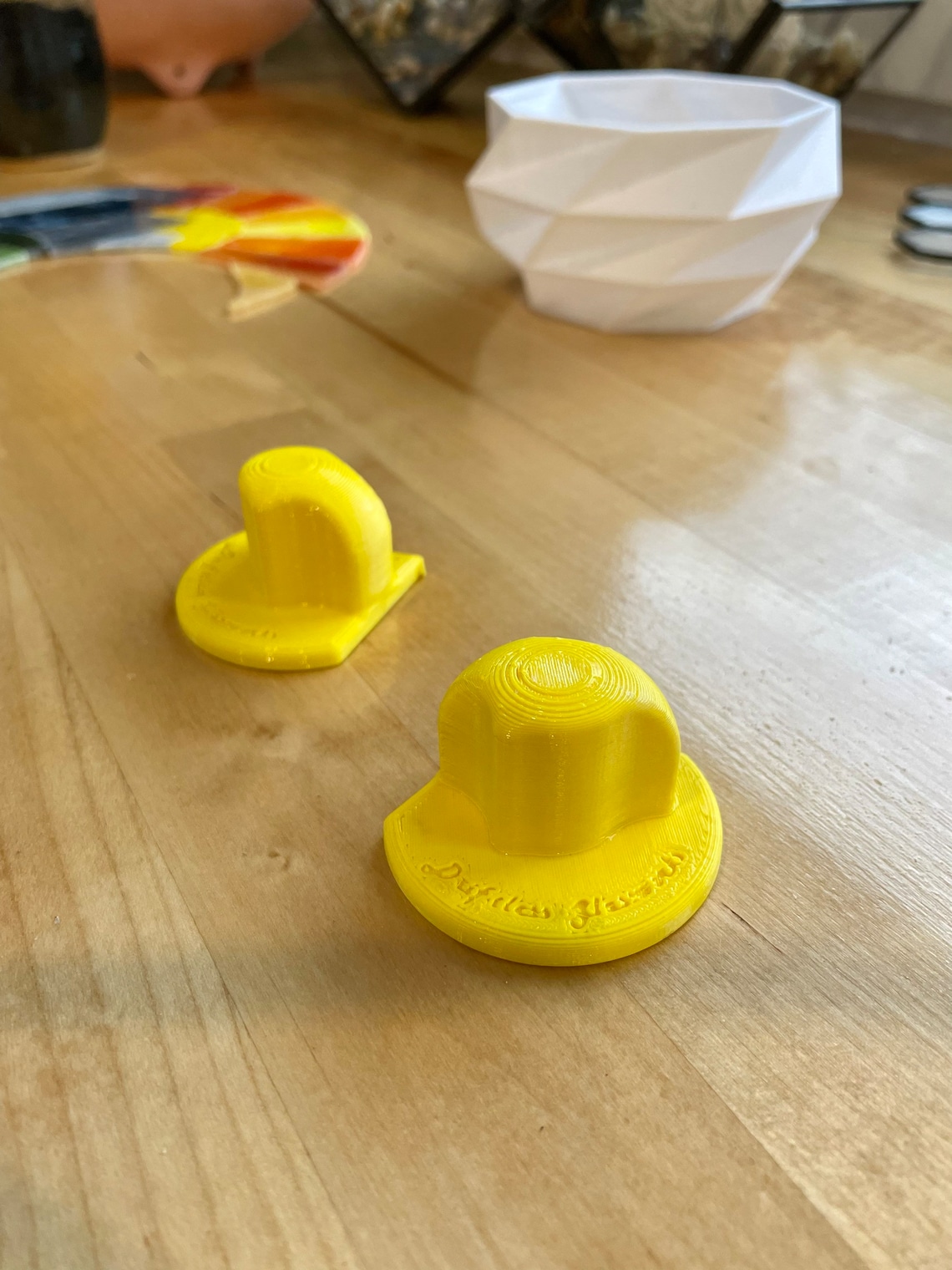 Grinder Cookie Stained Glass Finger Saver Puck Set - Etsy