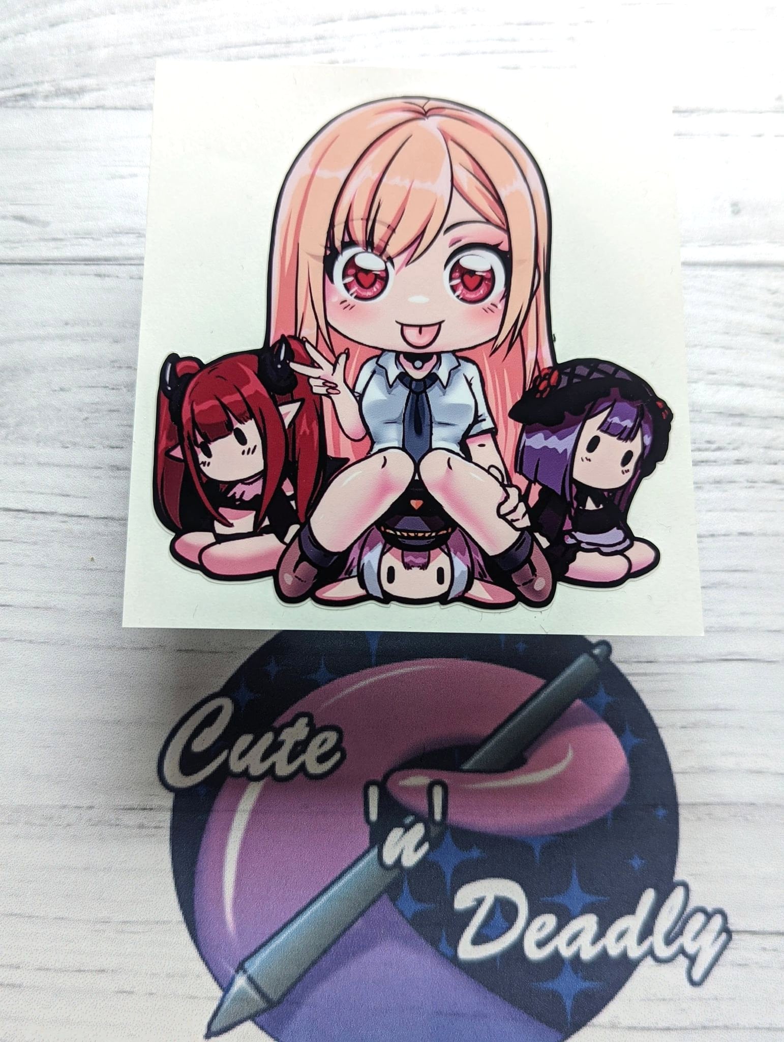 Marin Dress UP Darling Cute Anime Decal Peaker UV Resistant - Etsy