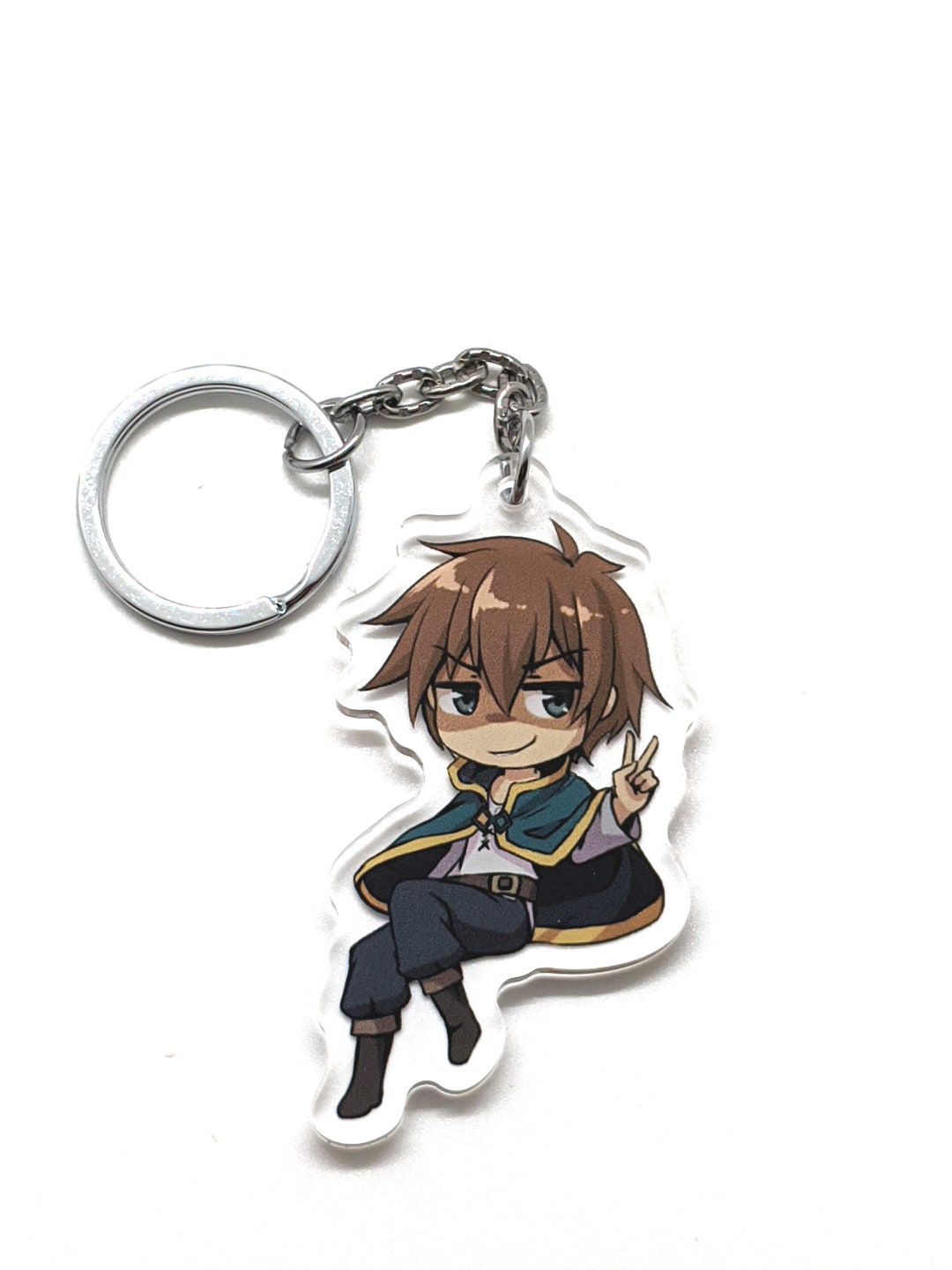 Kazuma Anime Keychain, Double Sided, 2" - Etsy