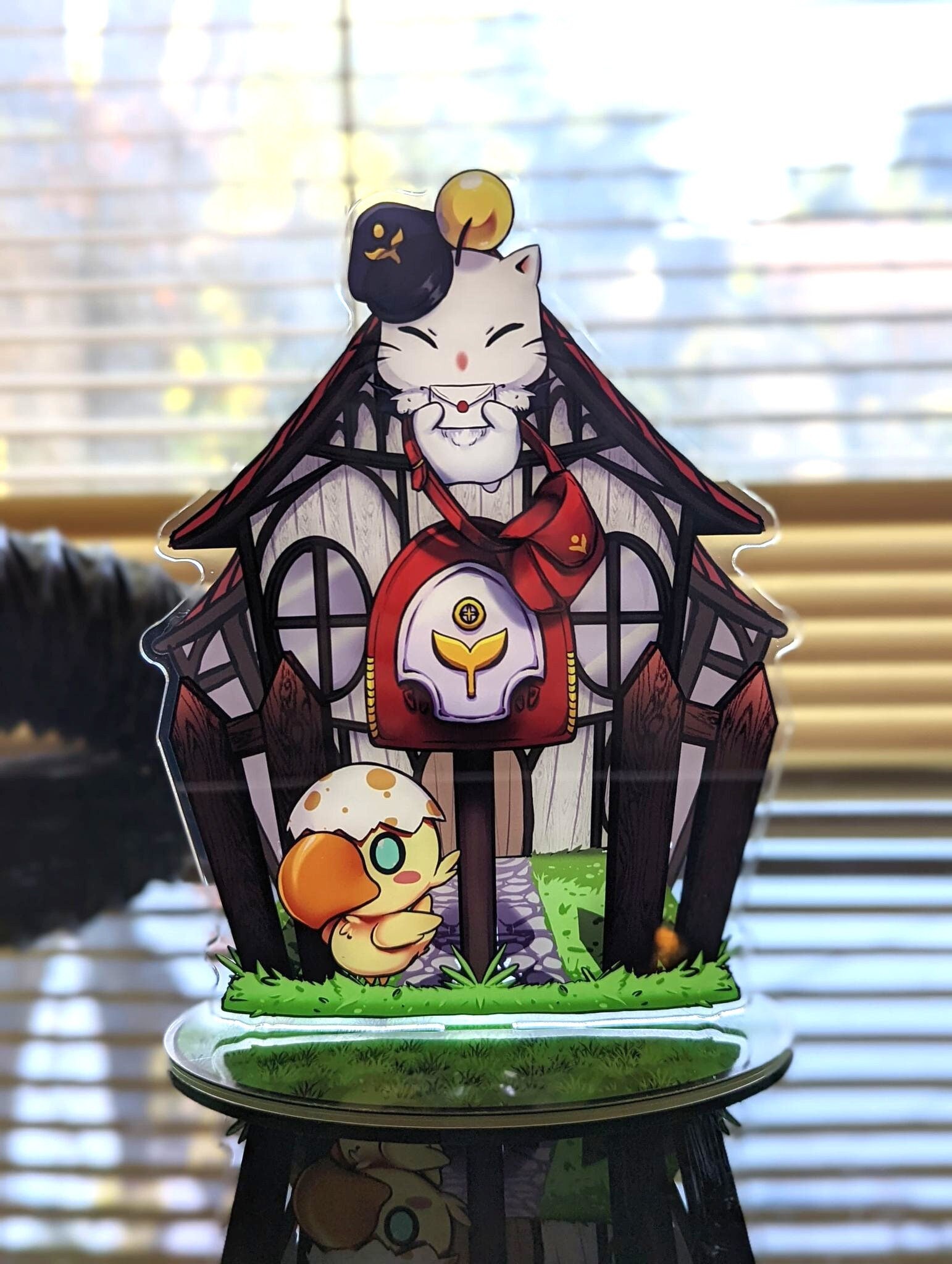 FFXIV Moogle Chocobo Anime Acrylic Anime Stand - Etsy Canada