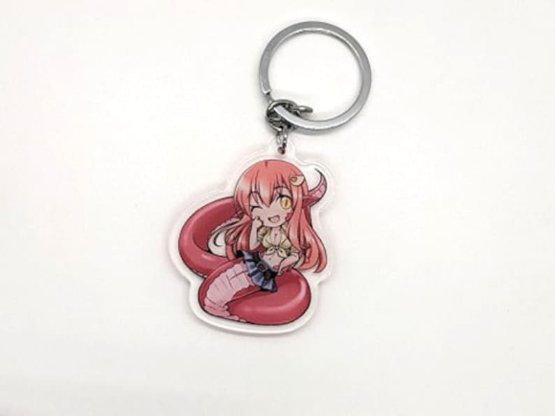 Miia Monster Musume Monster Girl Lamia Anime Keychain - Etsy