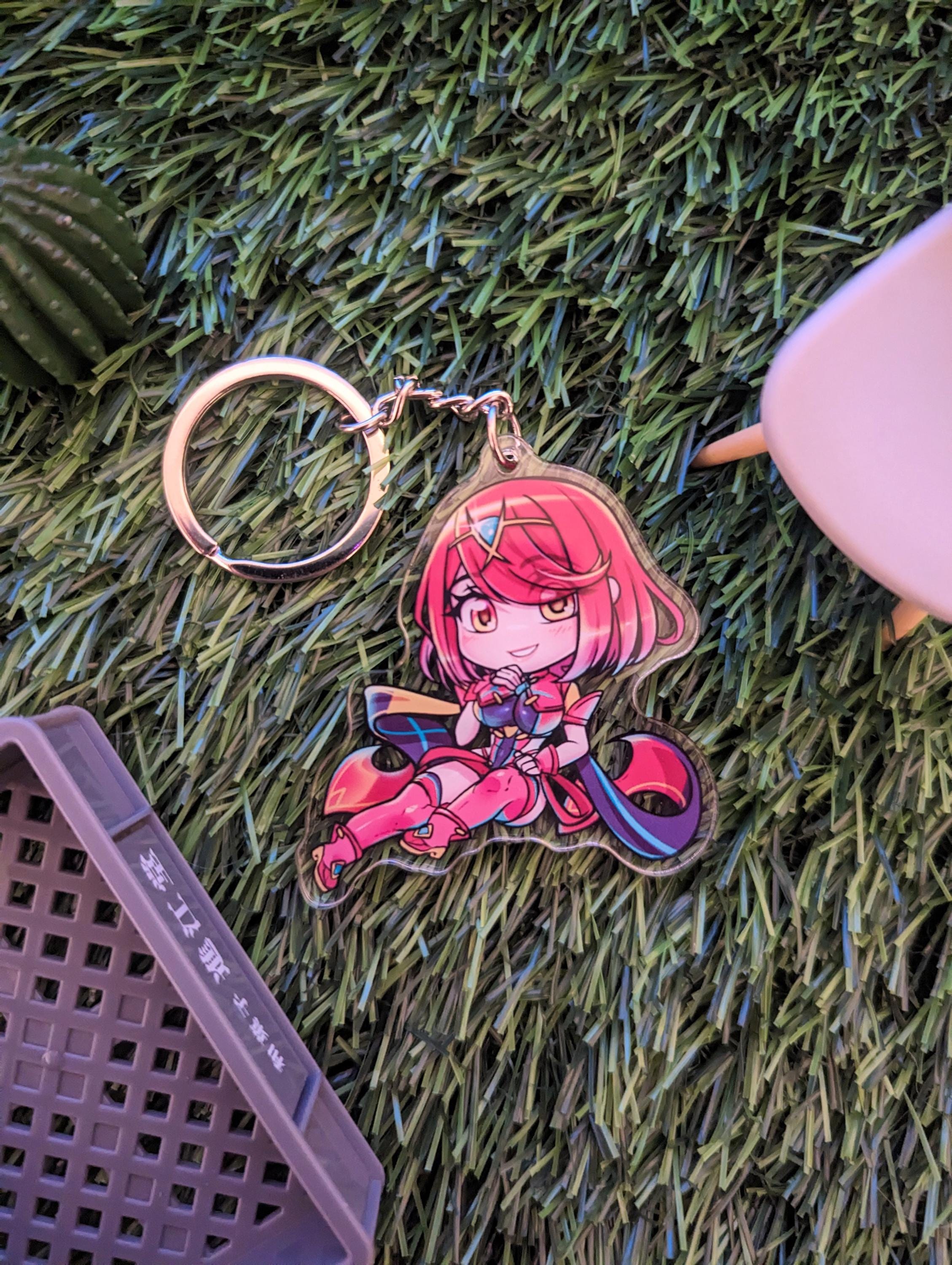 Xenoblade Girls Pyra Mythra Nia Kosmos Telos Keychains - Etsy