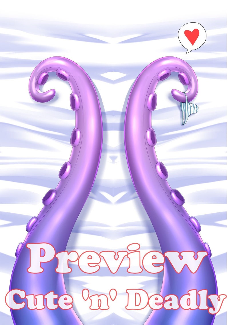 Tentacle Body Pillow Dakimakura Etsy