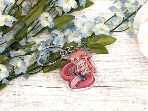 Miia Monster Musume Monster Girl Lamia Anime Keychain | Etsy Australia