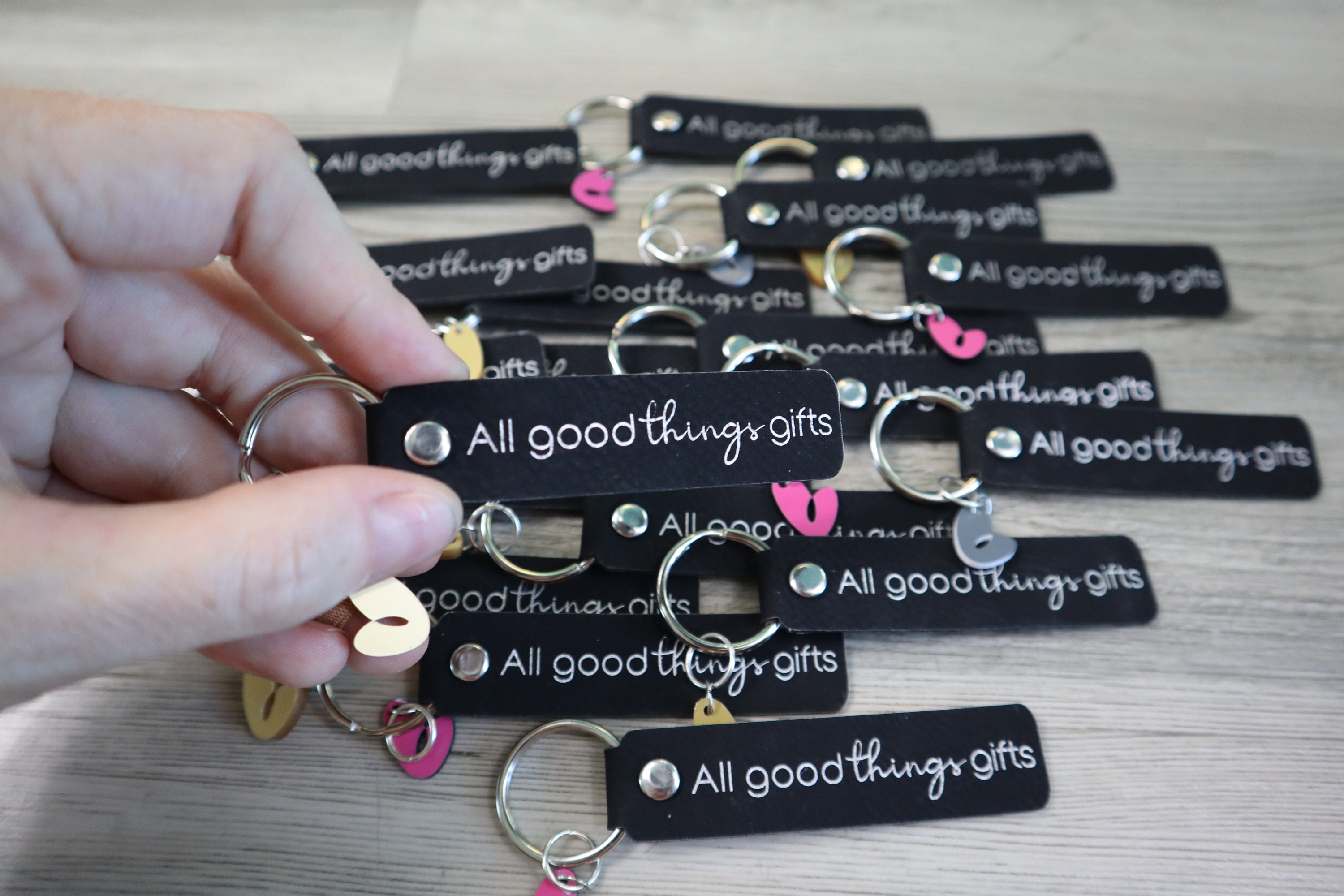 Leather Keychain Template for Laser Cutting - Etsy