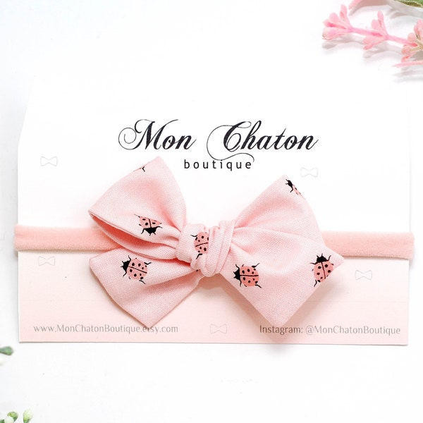 Ladybug Hair Bows - Etsy