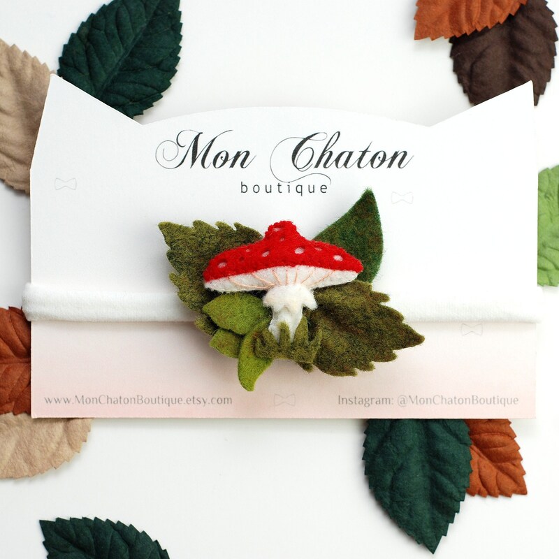 Felt Leaf Headband - Etsy